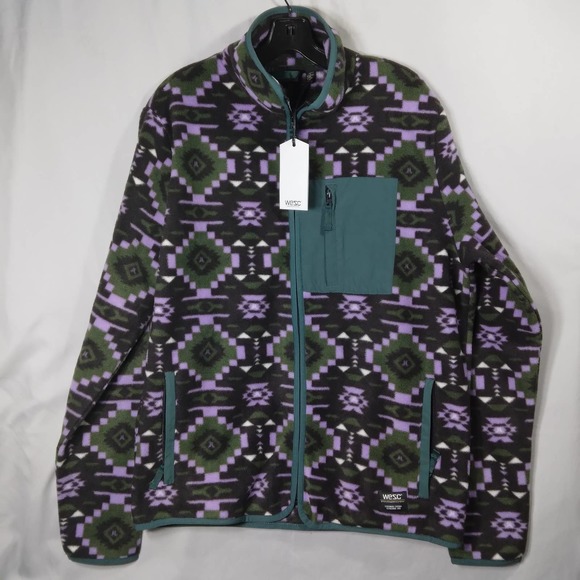 Wezc | Jackets & Coats | Wezc Polar Aztec Unisex Fleece Zip Jacket ...